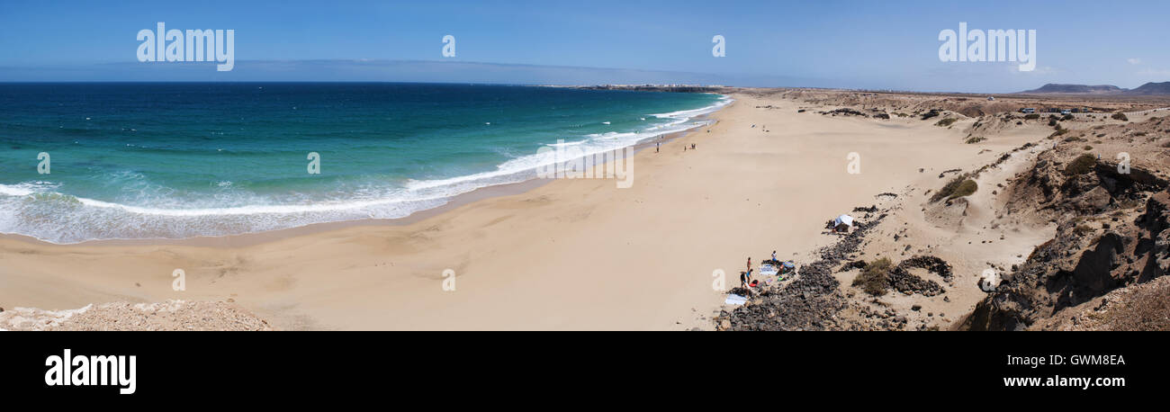Fuerteventura: view of El Castillo beach, known also as Piedra Playa ...