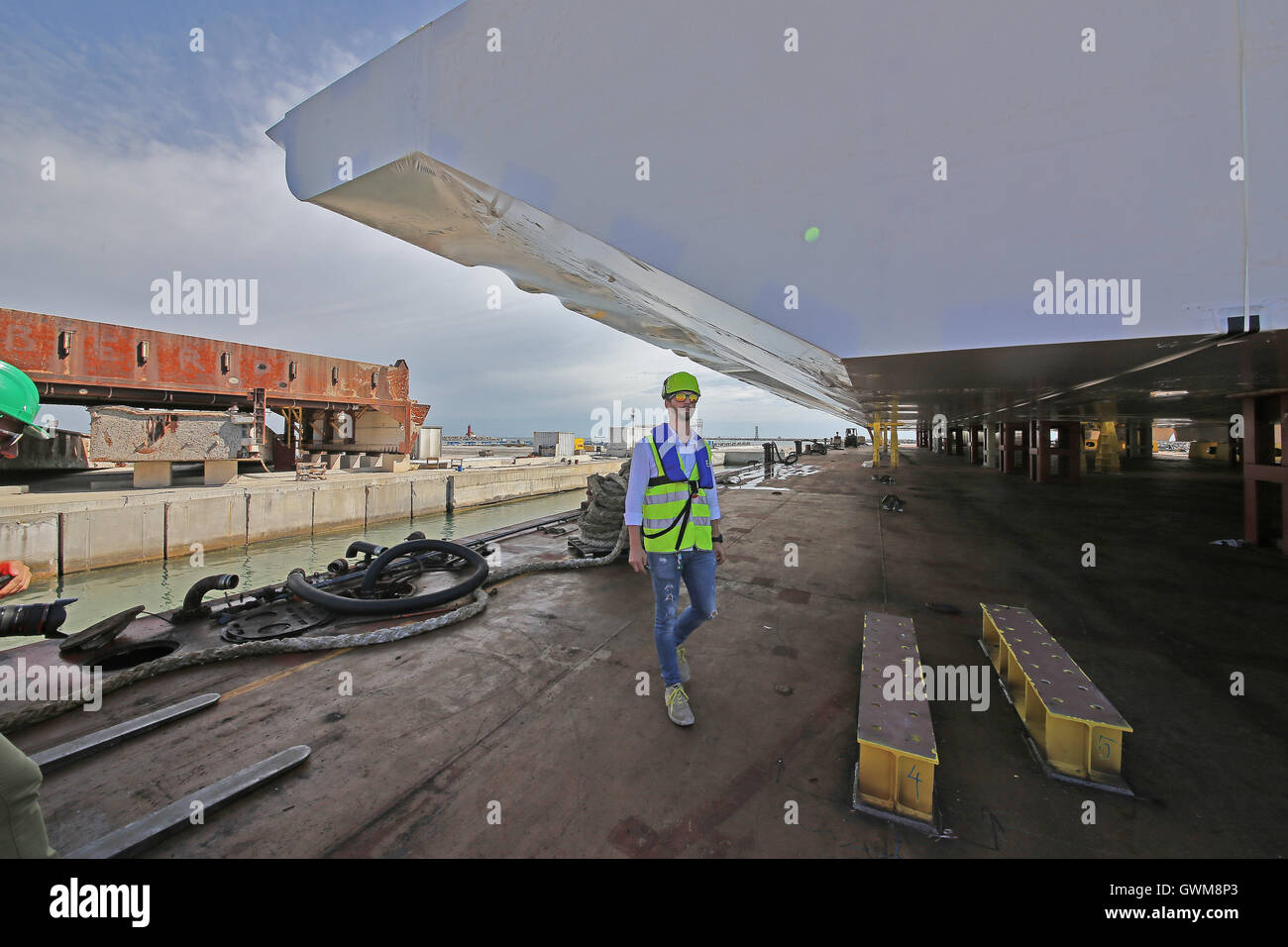 Mose floodgates venice hi-res stock photography and images - Alamy