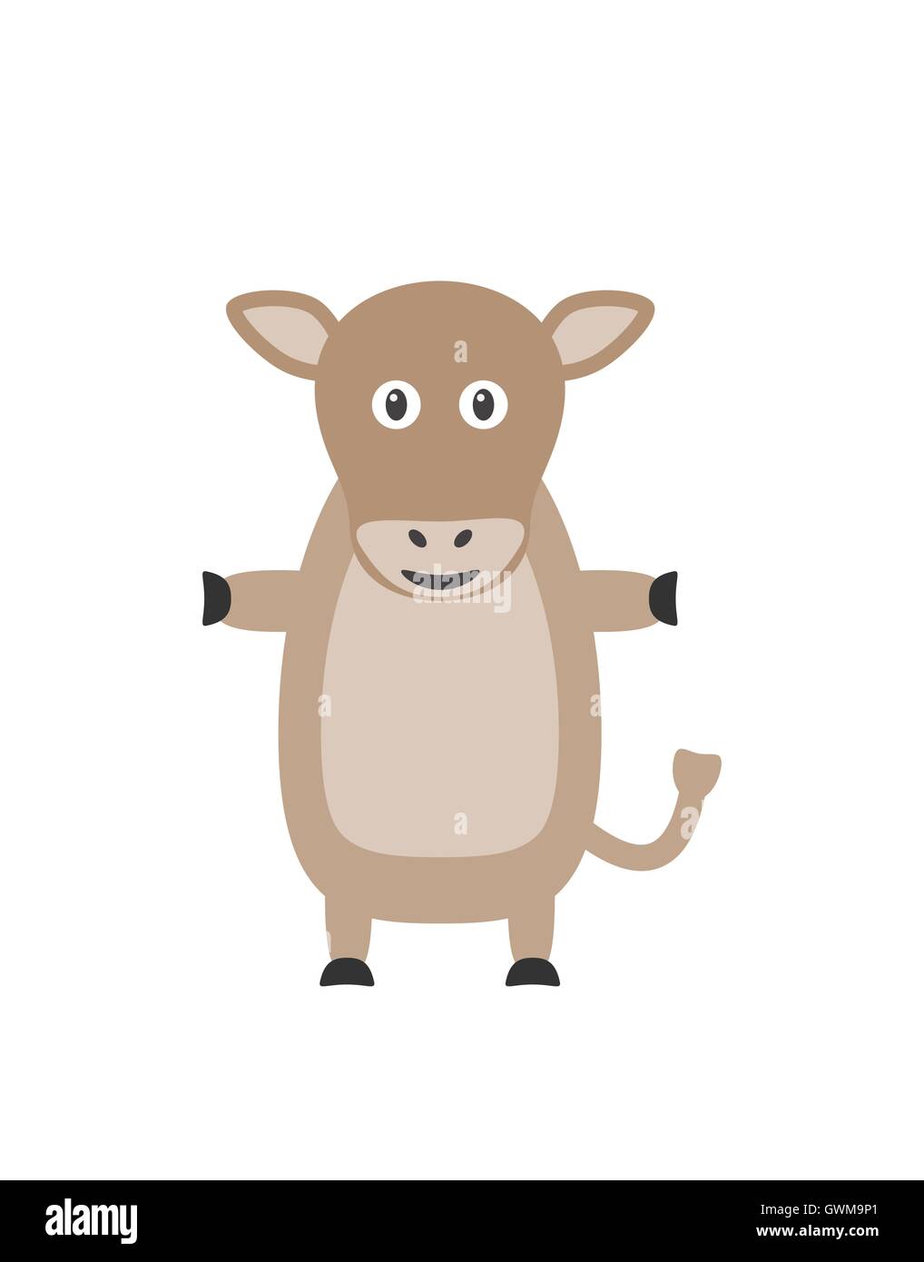 Funny cow character Stock Vector Image & Art - Alamy