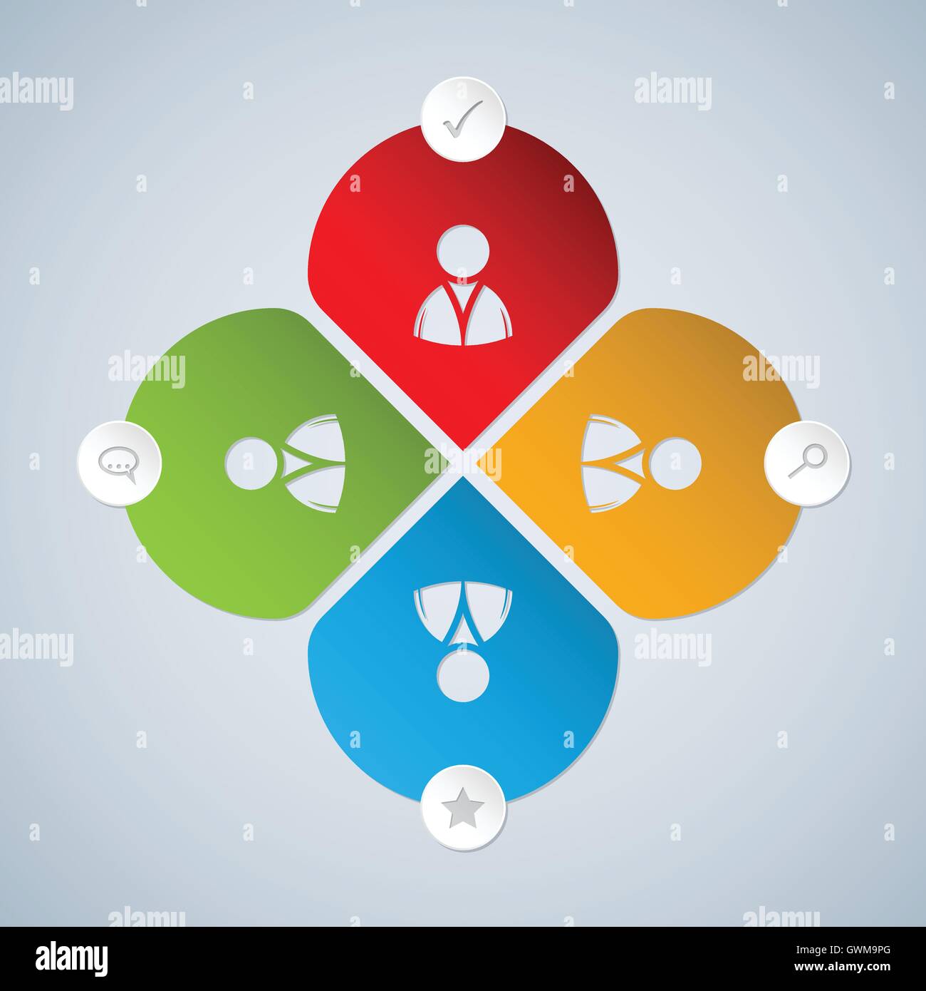 Basic social networking options Stock Vector Image & Art - Alamy