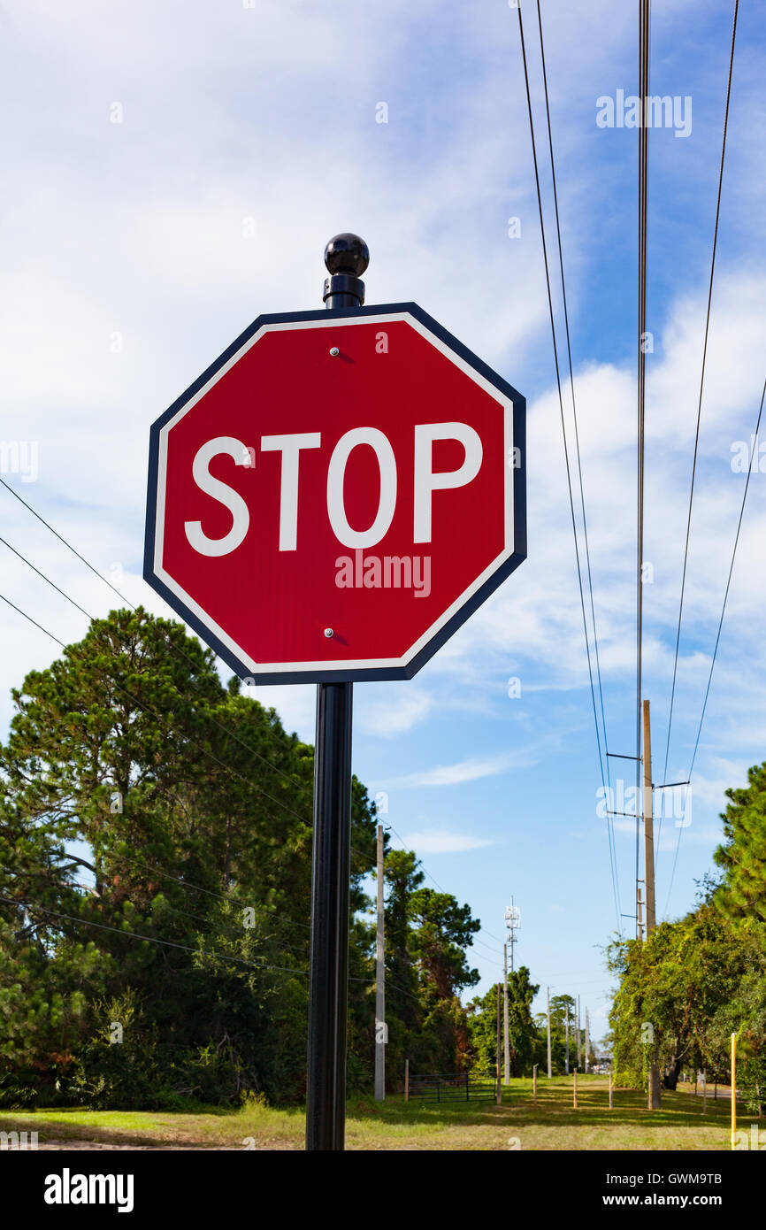 Road signage script for a western hi-res stock photography and images ...