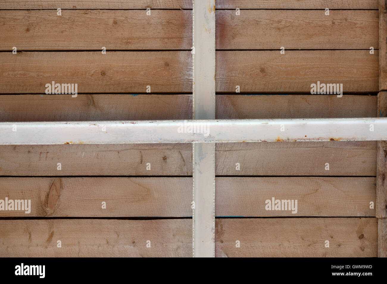 White Facing Bottom Of Joists