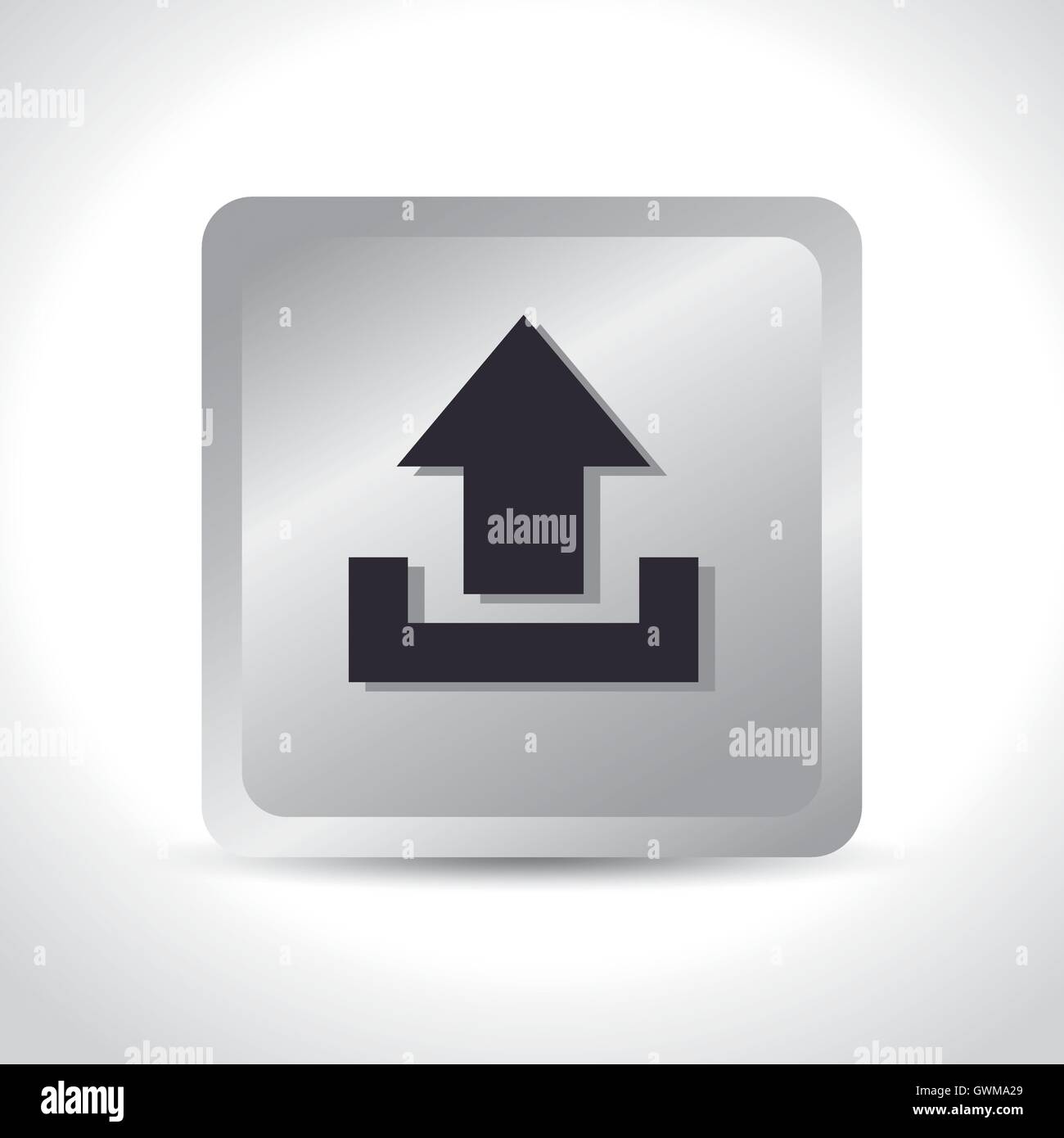 icon upload process design isolated Stock Vector Image & Art - Alamy