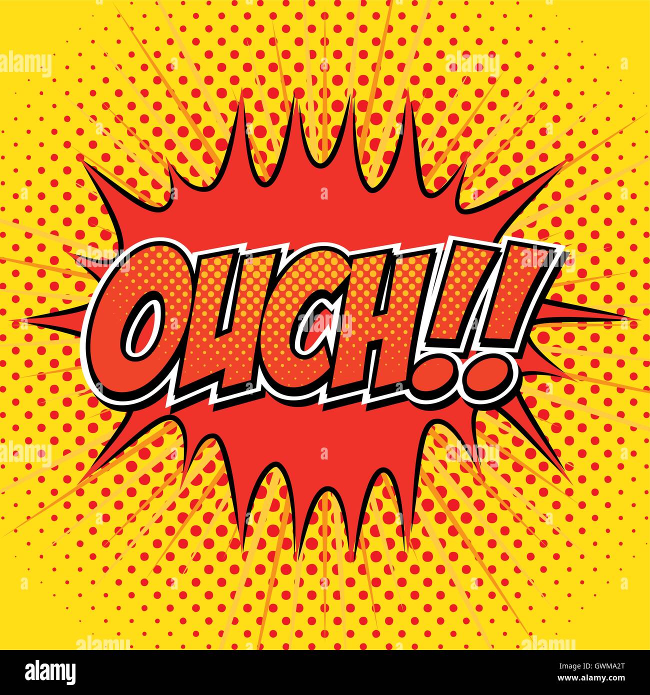 cartoon comic text pop art explosion Stock Vector Image & Art - Alamy