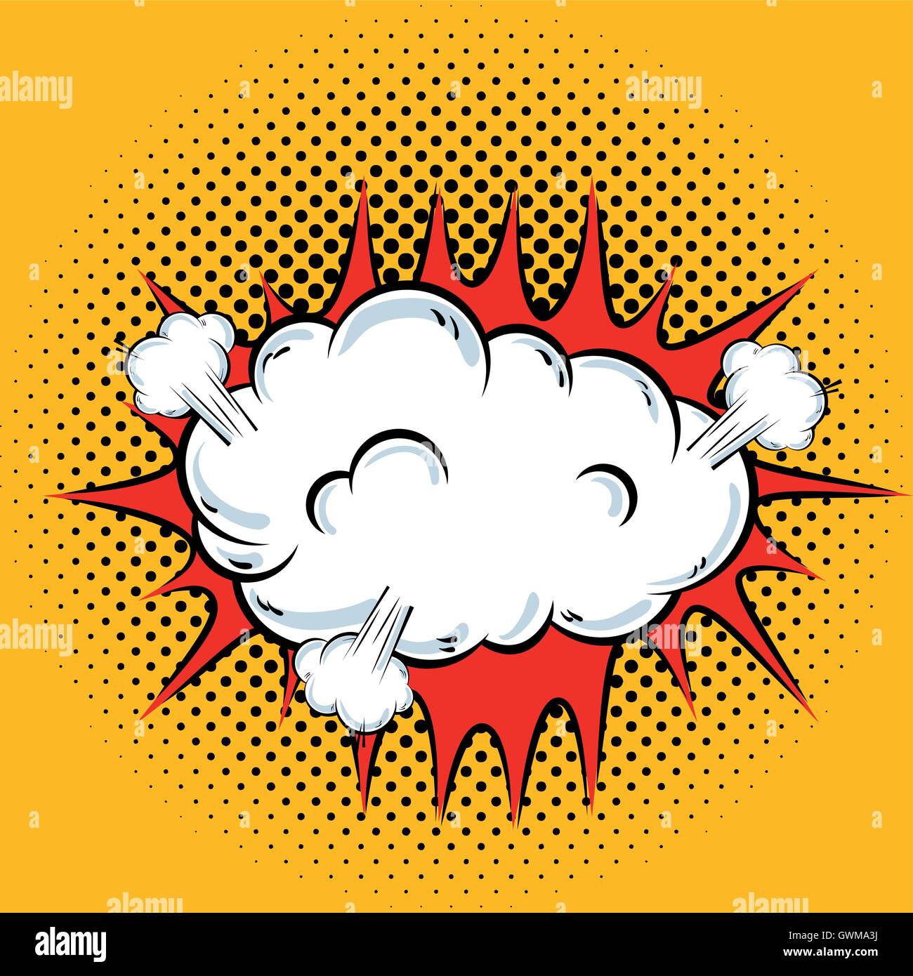 cartoon comic text pop art explosion Stock Vector Image & Art - Alamy