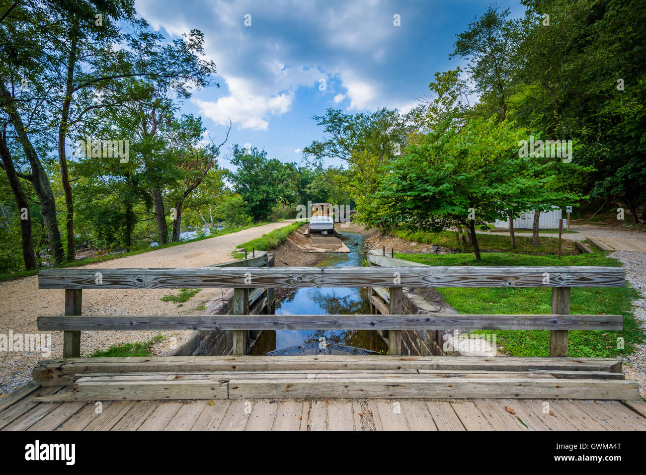 Bridge over the C & O Canal, at Chesapeake & Ohio Canal National ...