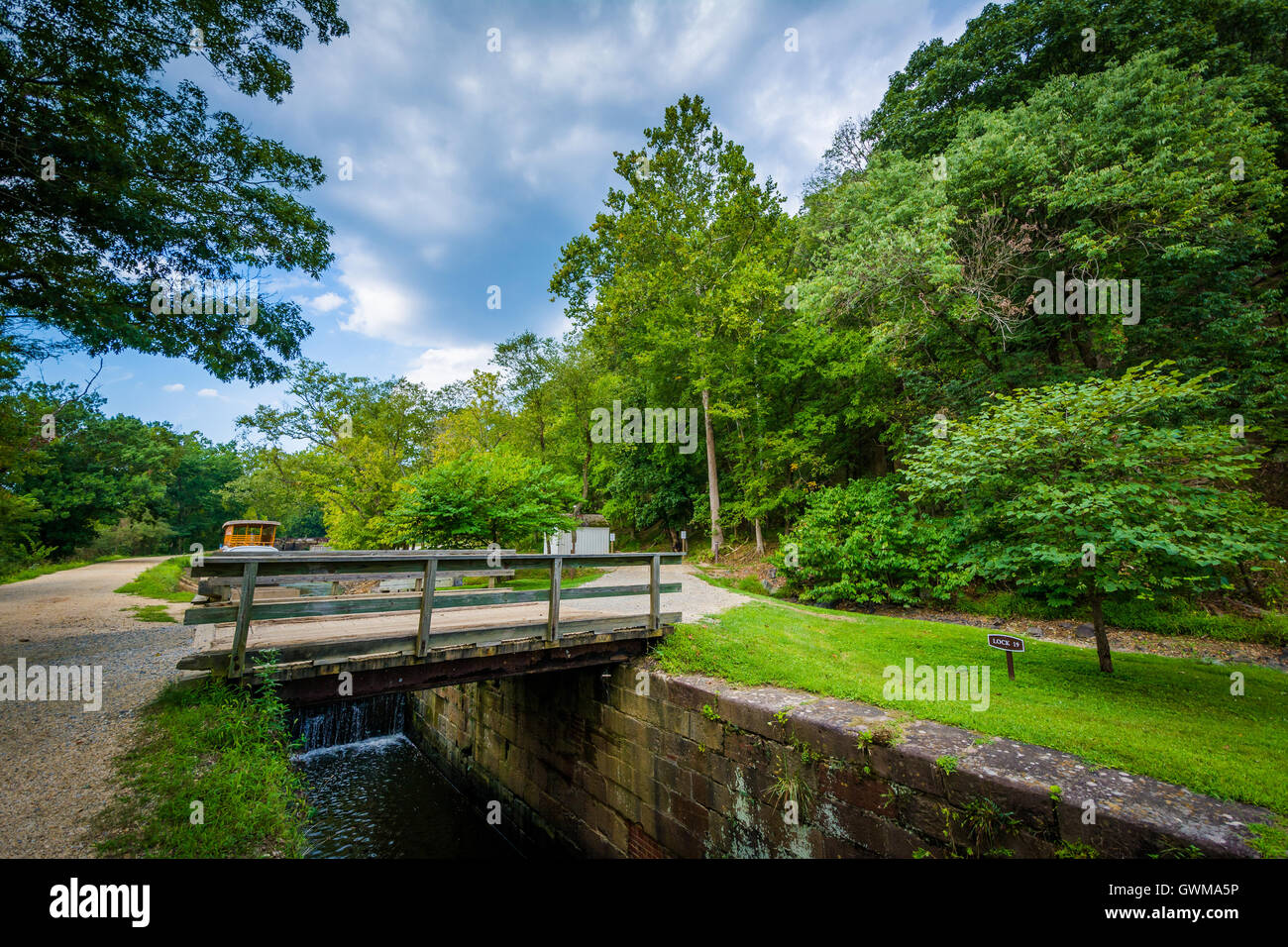 Bridge over the C & O Canal, at Chesapeake & Ohio Canal National ...