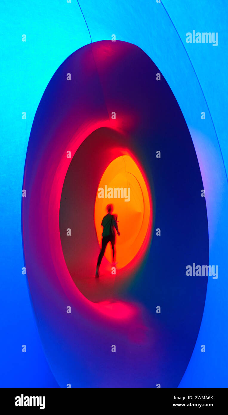 Colourscape structure on Clapham Common, London Stock Photo - Alamy