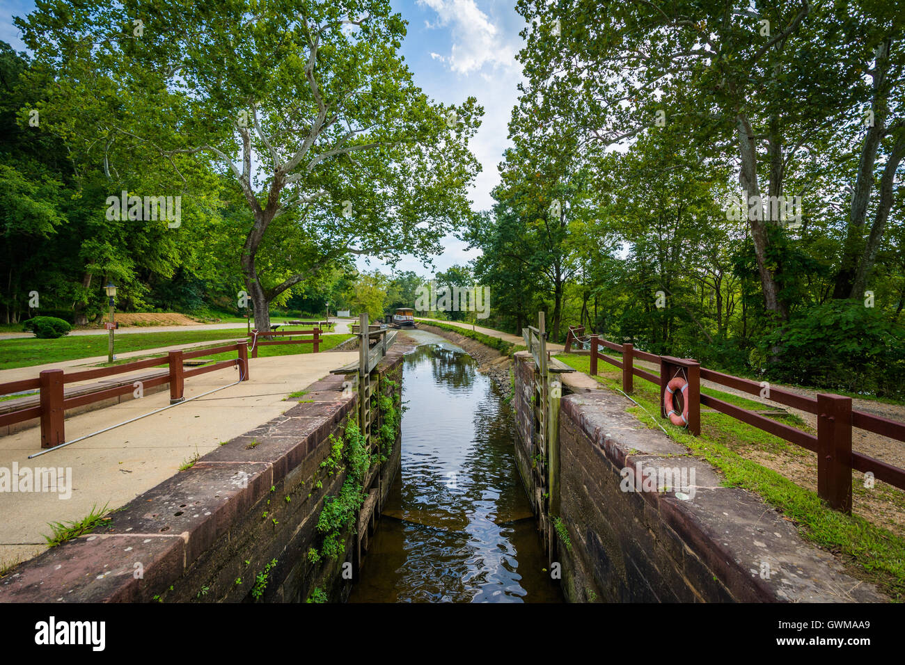 The C & O Canal, at Chesapeake & Ohio Canal National Historical Park ...