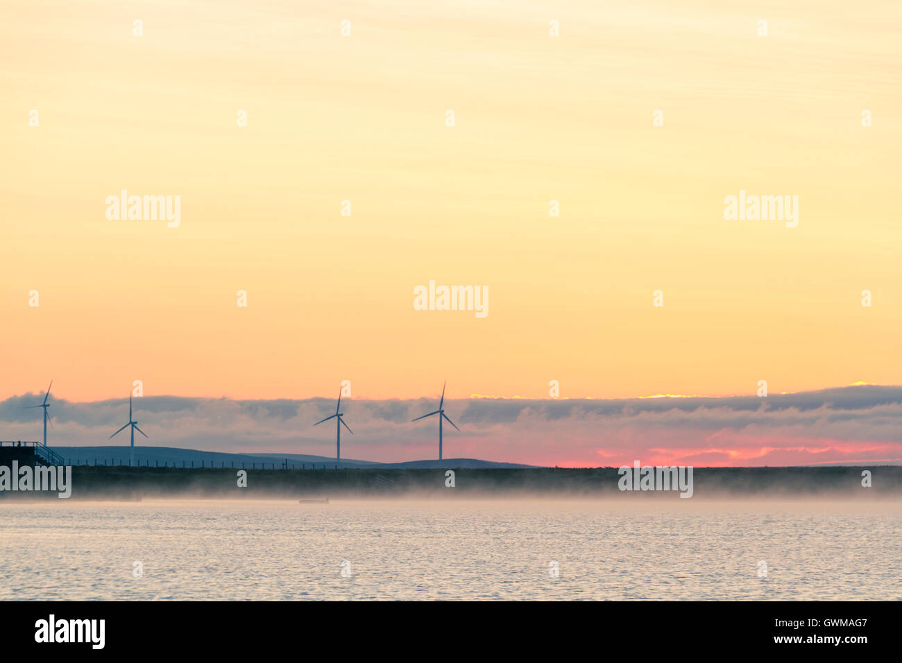 Yorkshire sunset windmill hi-res stock photography and images - Alamy