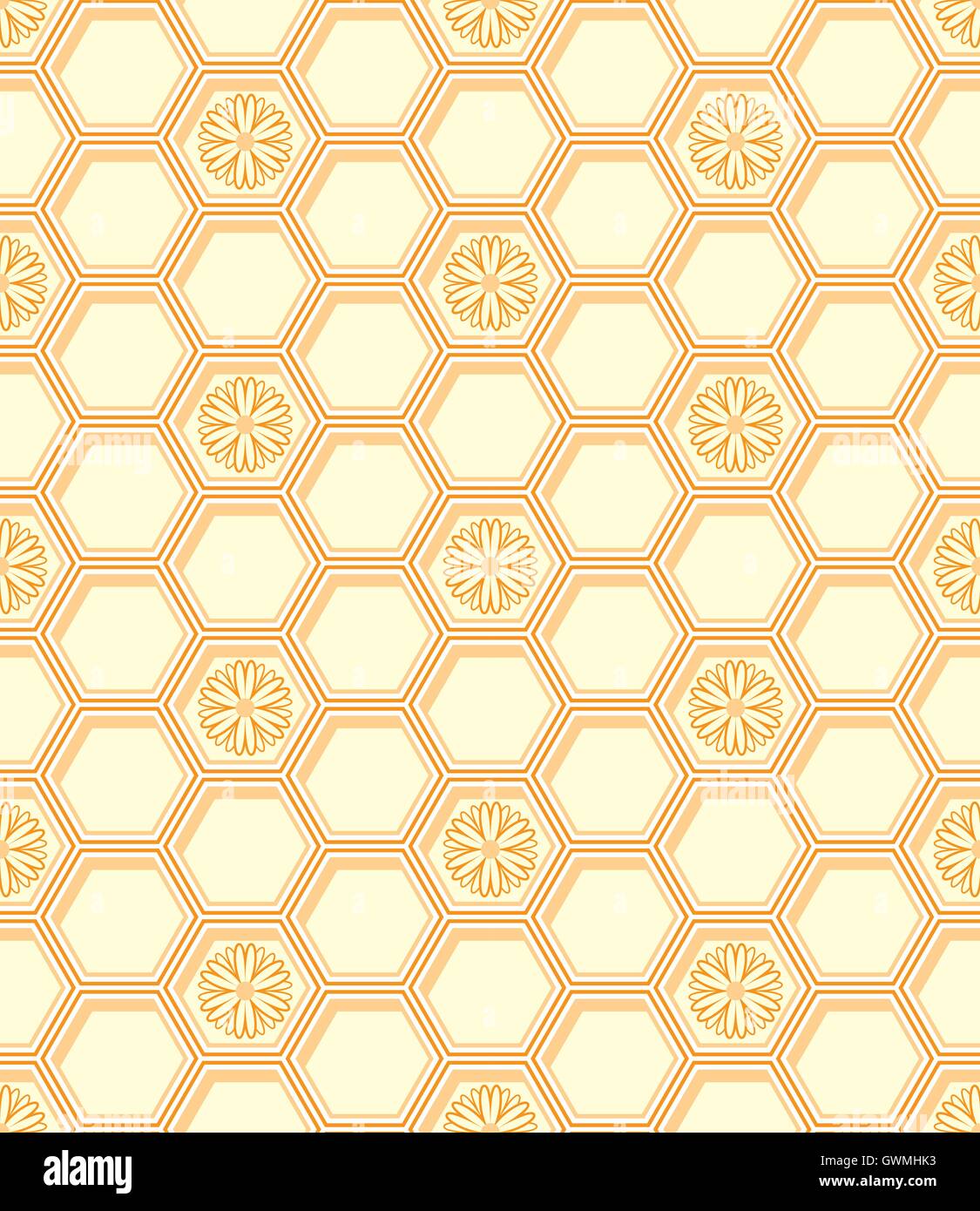 Honeycomb pattern. Color bright decorative background vector ...