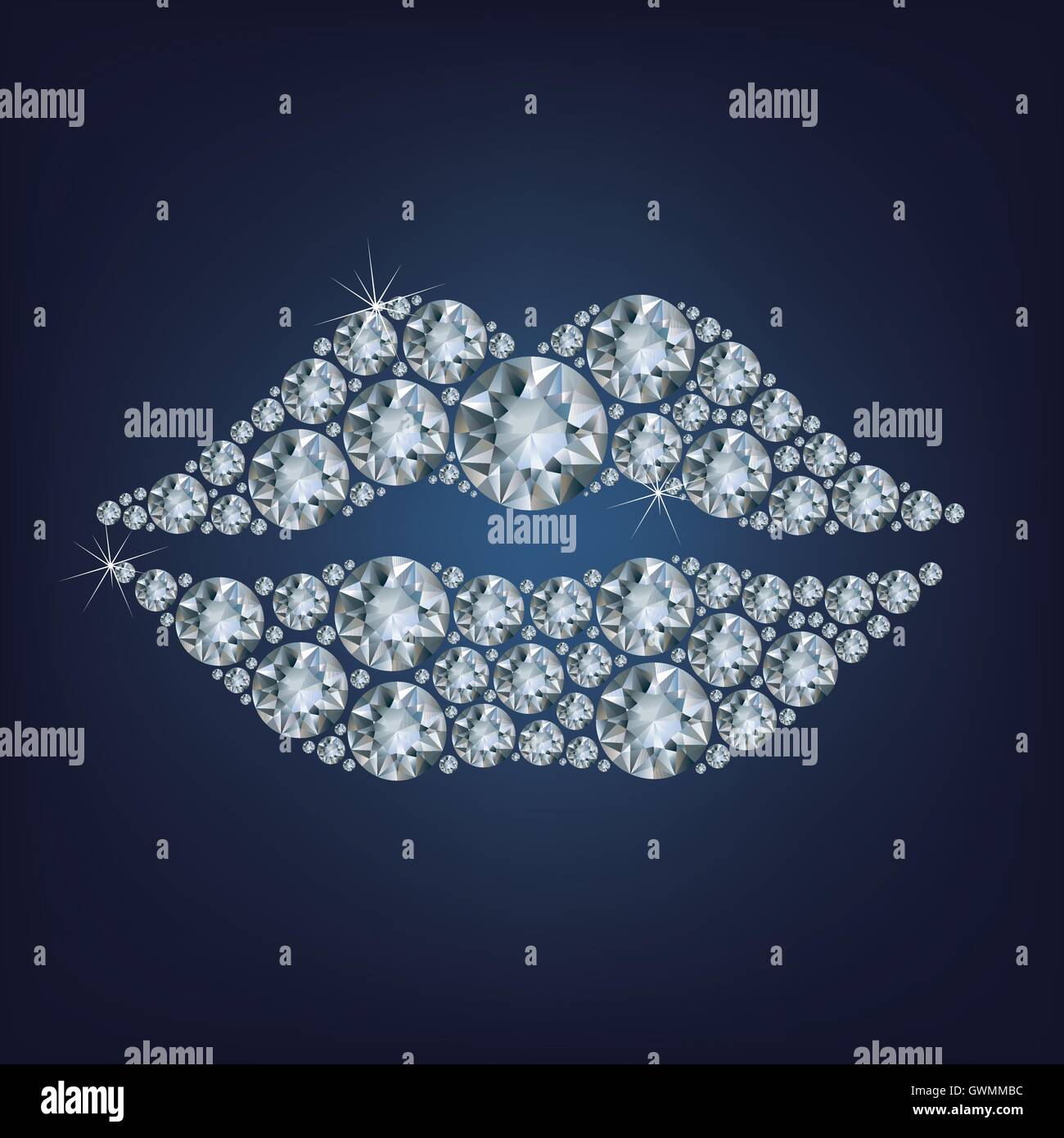 Lots Of Lips Background