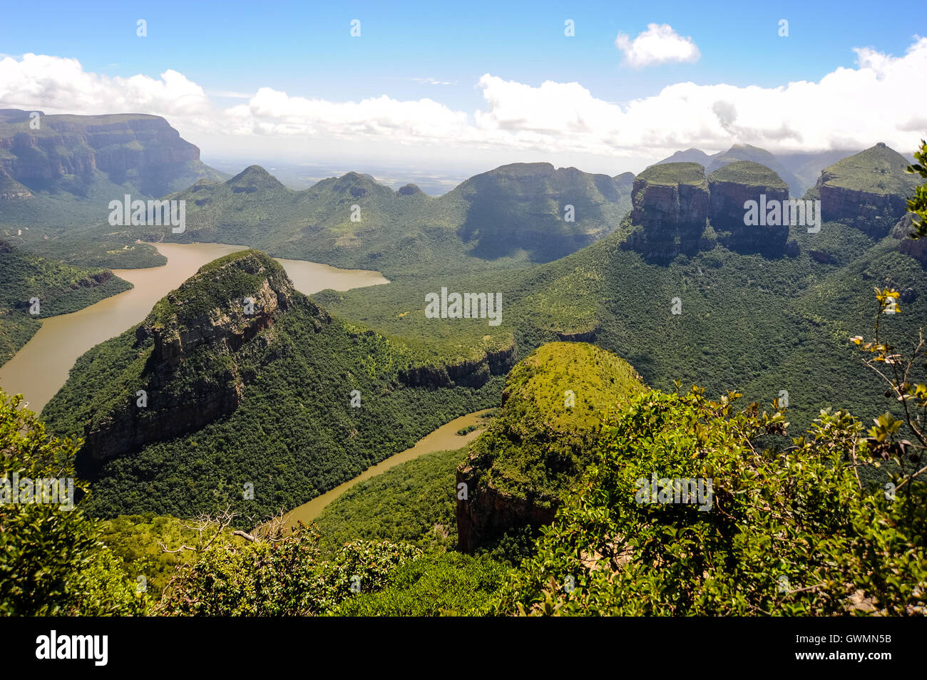 The Blyde River Canyon in South Africa forms the northern part of the ...