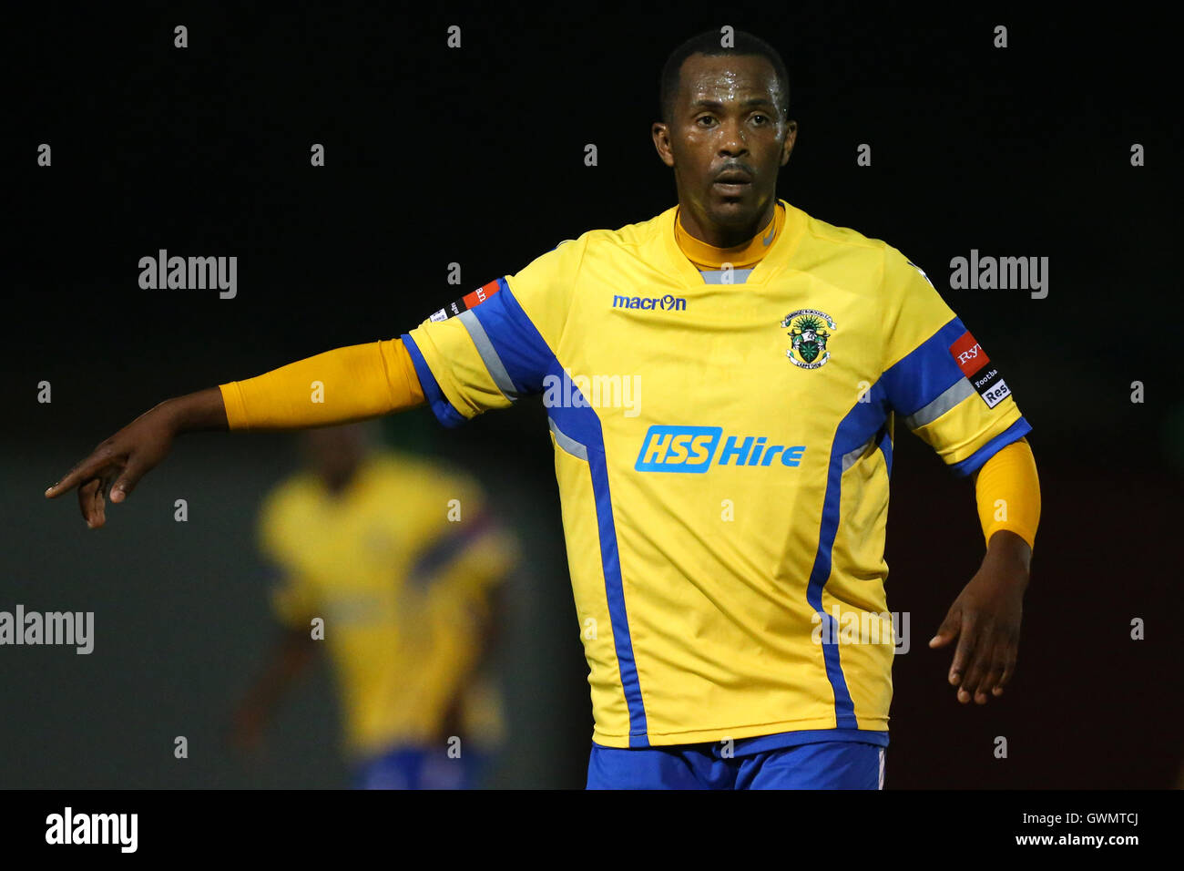 Dewayne Clarke of Haringey during AFC Hornchurch vs Haringey Borough ...