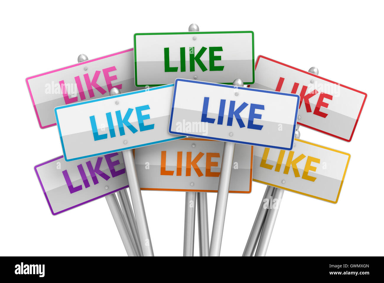 Facebook billboard hi-res stock photography and images - Alamy