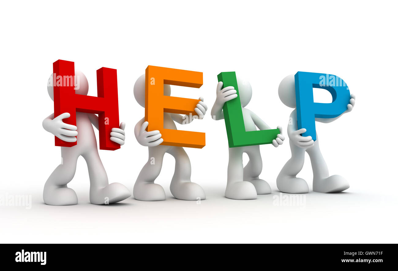 Help team hi-res stock photography and images - Alamy