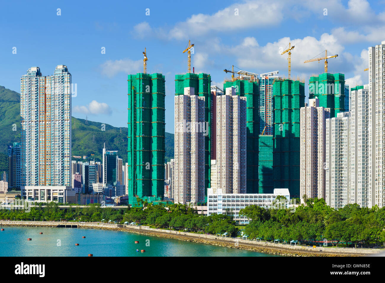 Building under construction in Hong Kong Stock Photo - Alamy