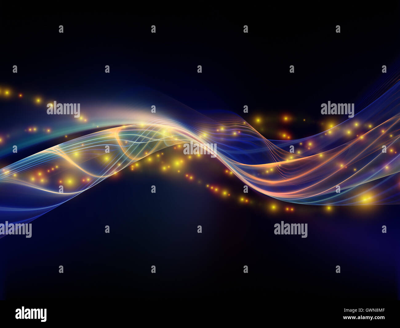 Propagation of Fractal Waves Stock Photo - Alamy