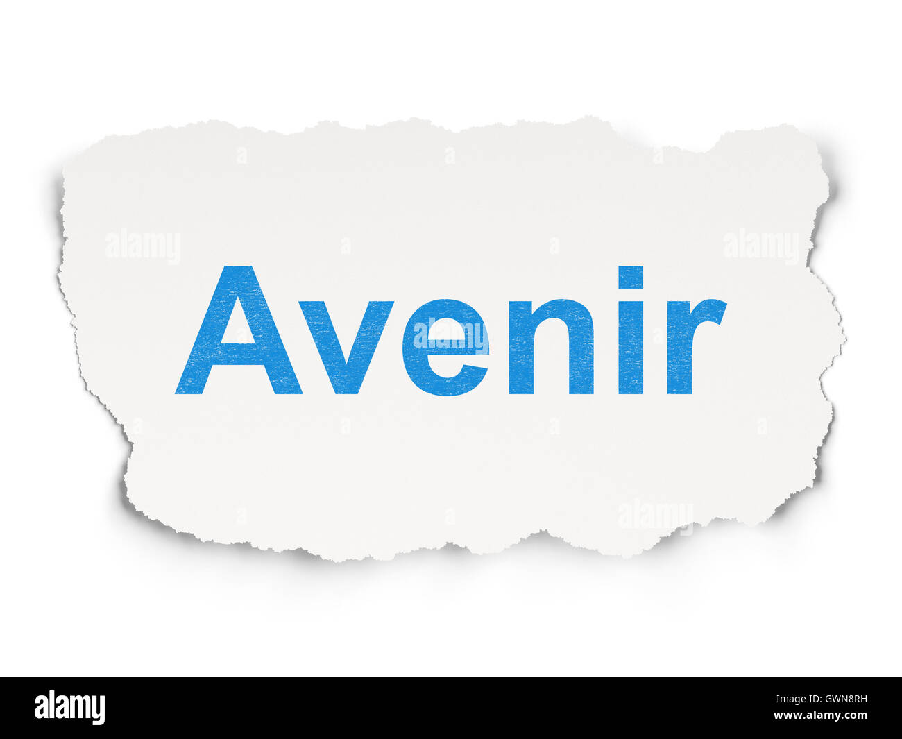 Time concept: Avenir(french) on Paper background Stock Photo - Alamy
