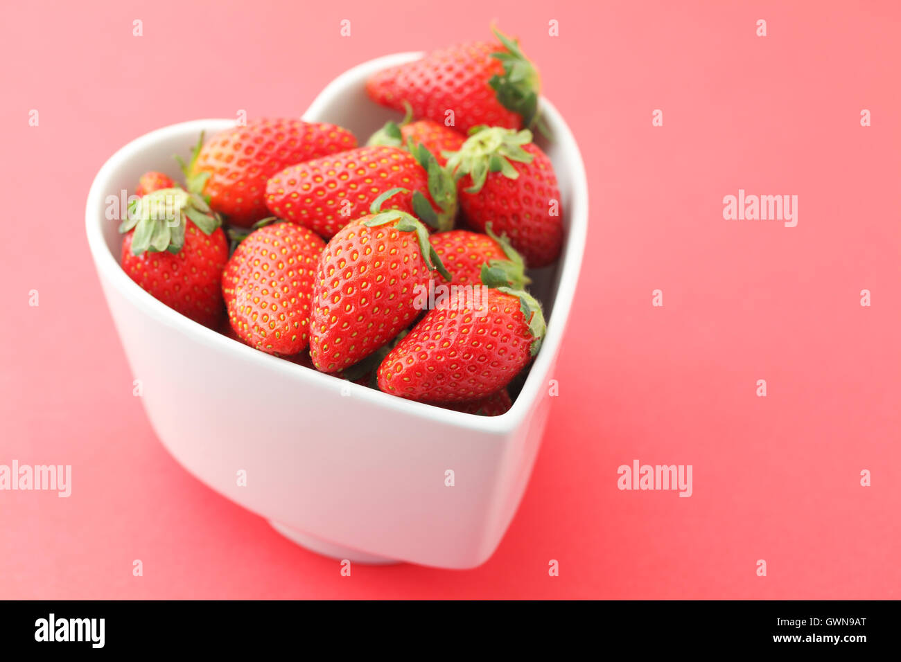 Strawberries with love Stock Photo - Alamy