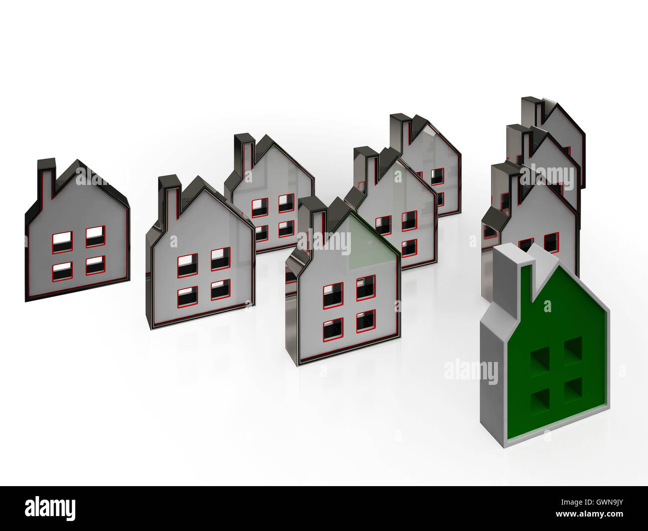 Real estate symbols hi-res stock photography and images - Alamy