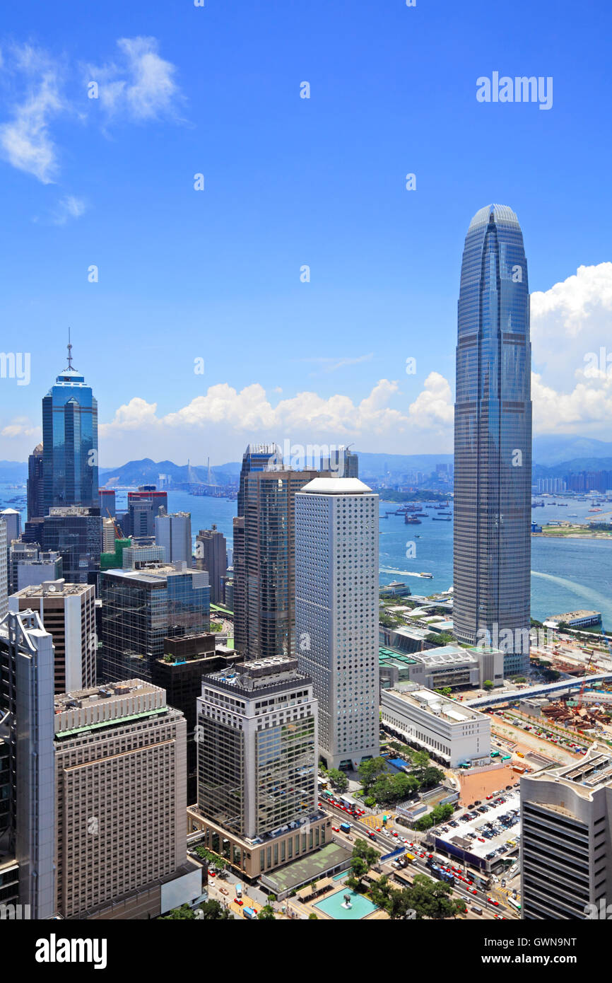 Financial district in Hong Kong Stock Photo - Alamy