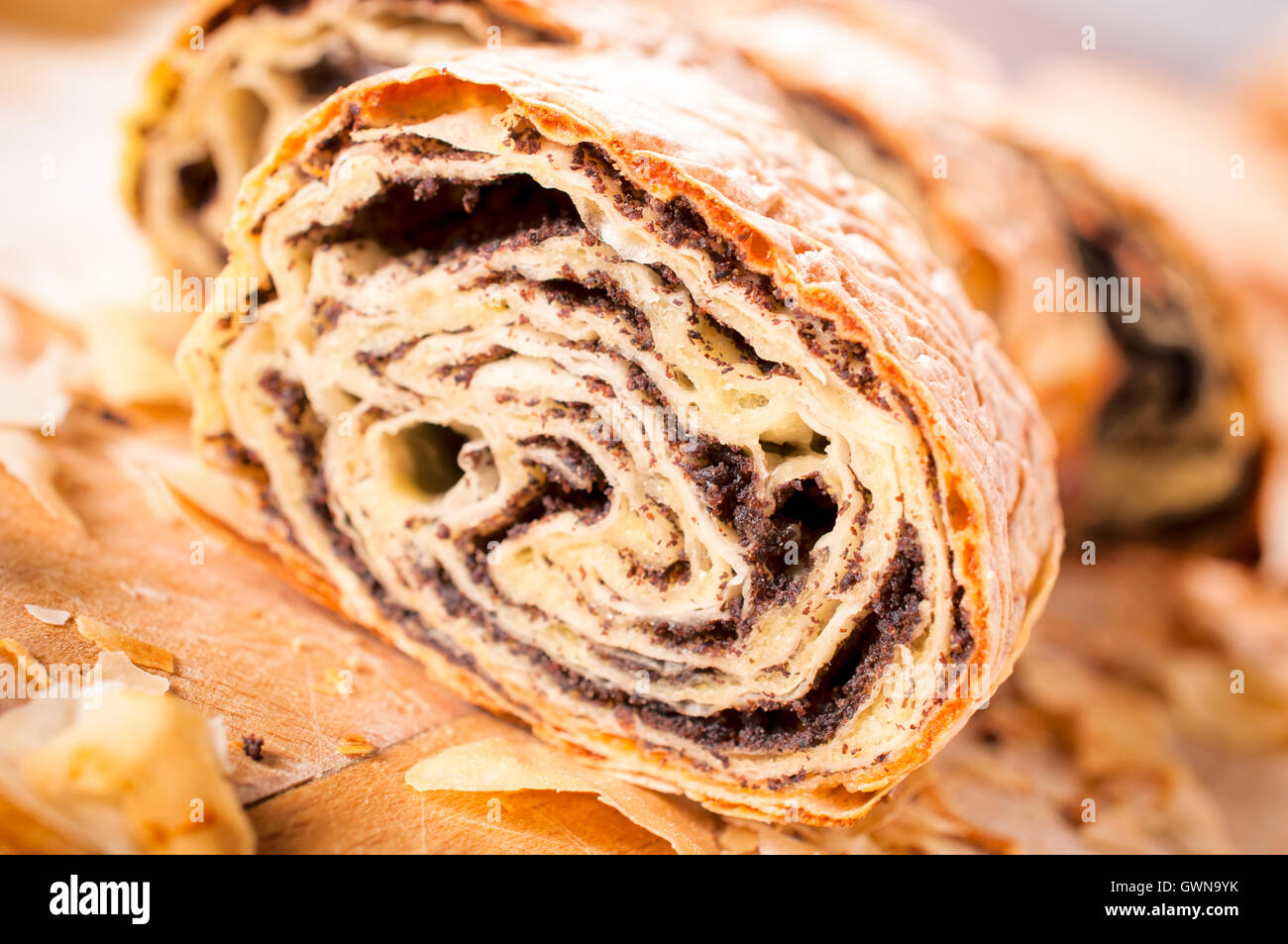 Bread strudel hi-res stock photography and images - Alamy