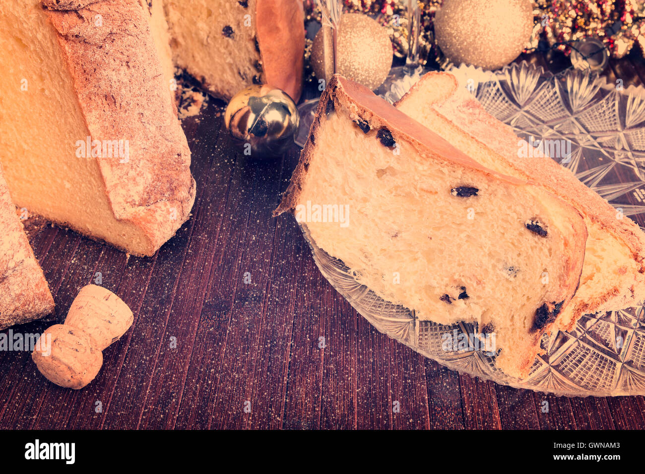 Bottle wine christmas balls hi-res stock photography and images - Alamy
