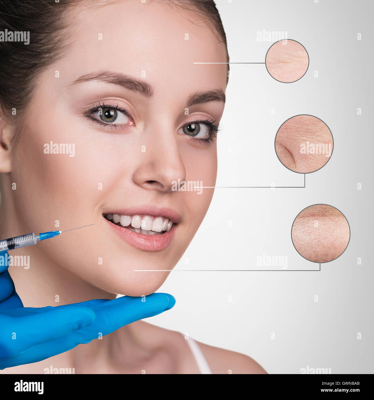 Woman injection old hi-res stock photography and images - Alamy