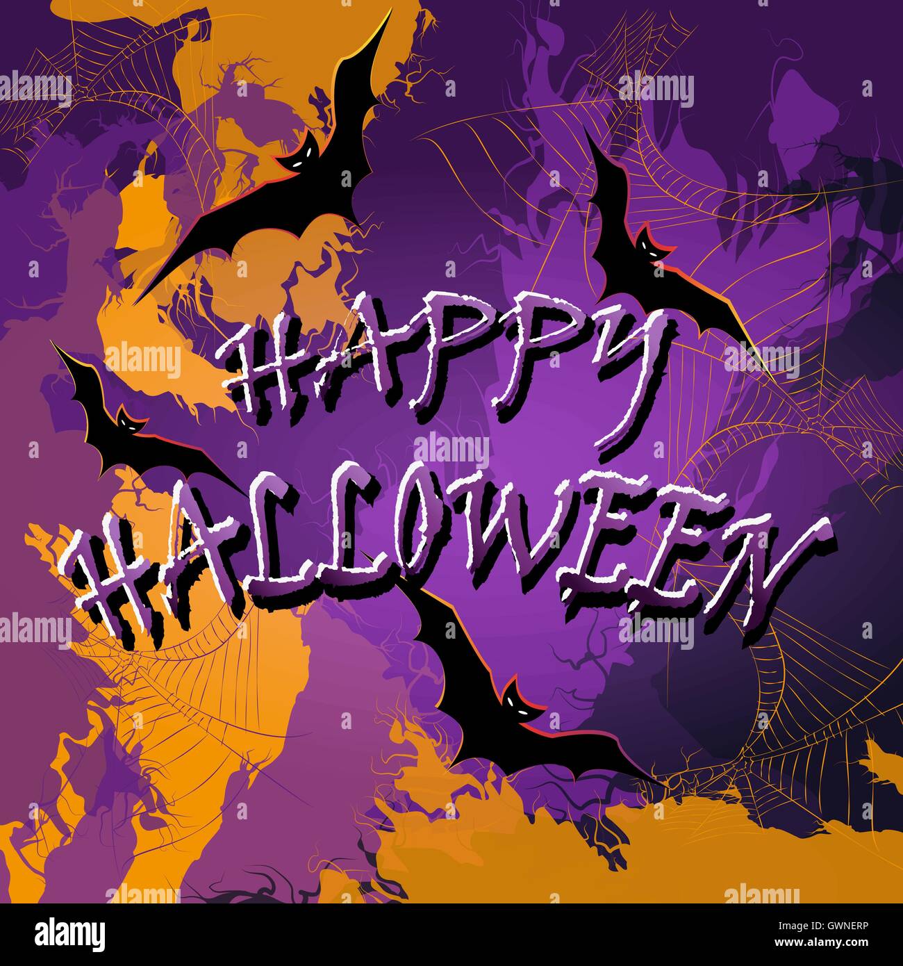 Halloween background. Vector illustration Stock Vector Image & Art - Alamy