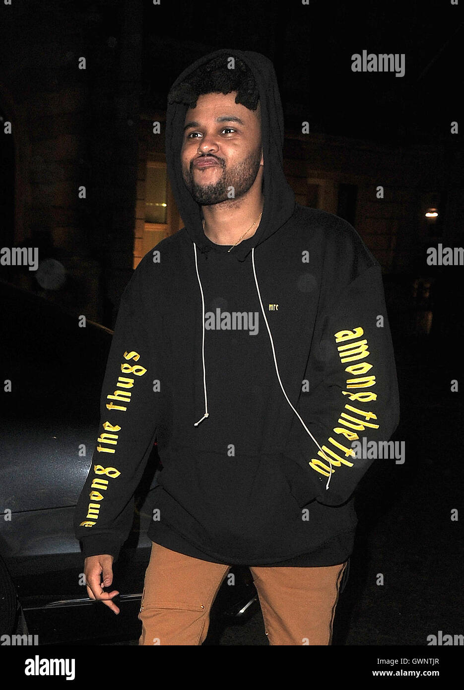 Bella Hadid and her musician boyfriend The Weeknd on a night out at ...