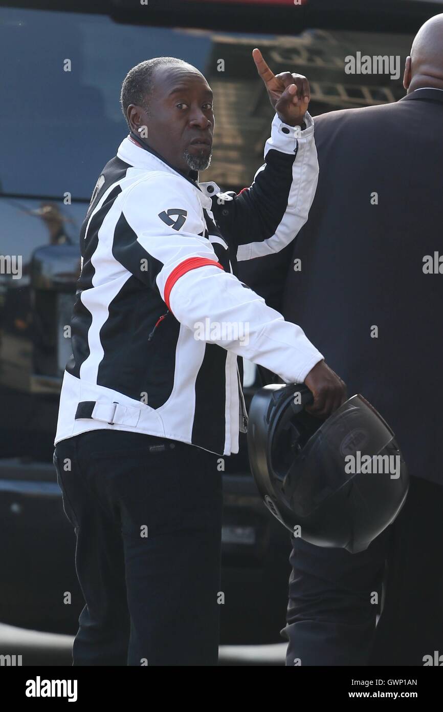 Don Cheadle seen at the ABC studios for Jimmy Kimmel Live! Featuring ...