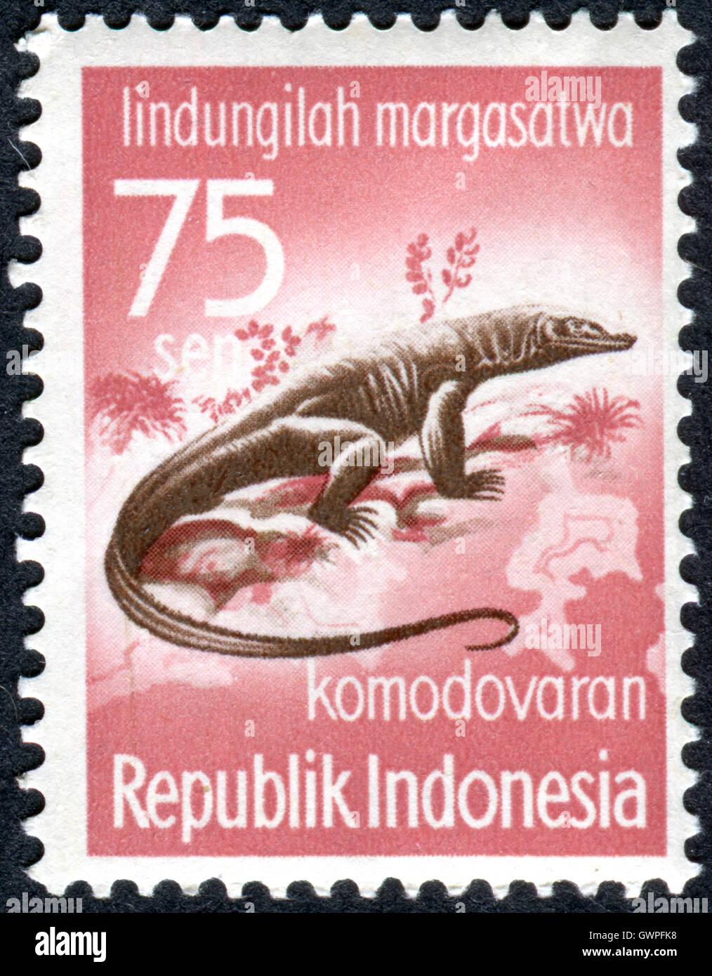 Postage stamp indonesia hi-res stock photography and images - Alamy