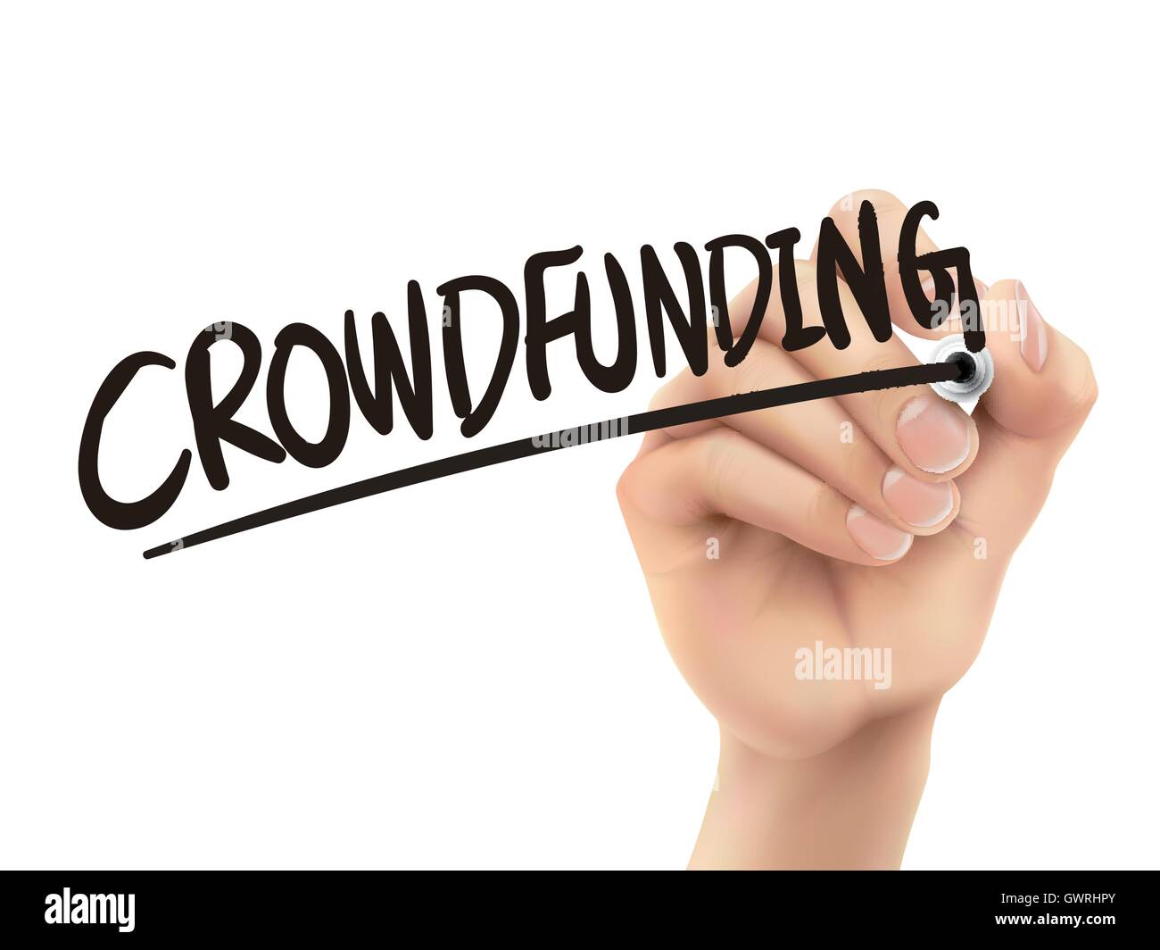 Crowdfunding platform Stock Vector Images - Alamy