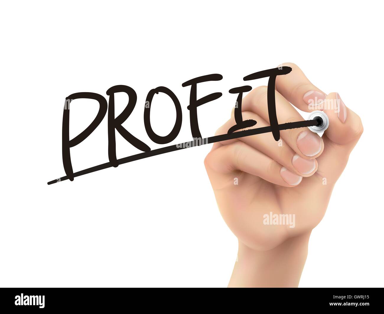 Achievement written hand hand writing Stock Vector Images - Alamy