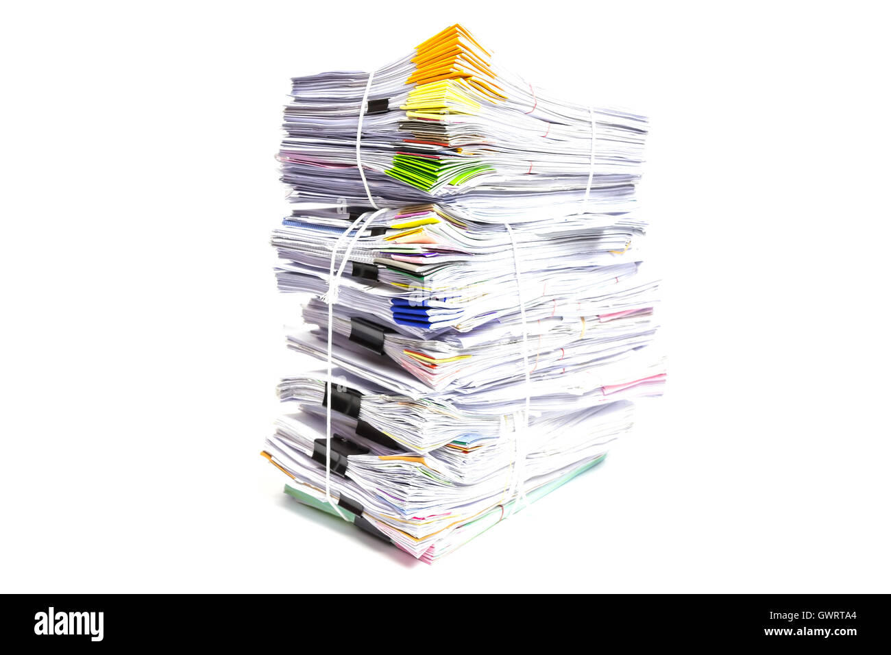 Business table papers Cut Out Stock Images & Pictures - Alamy