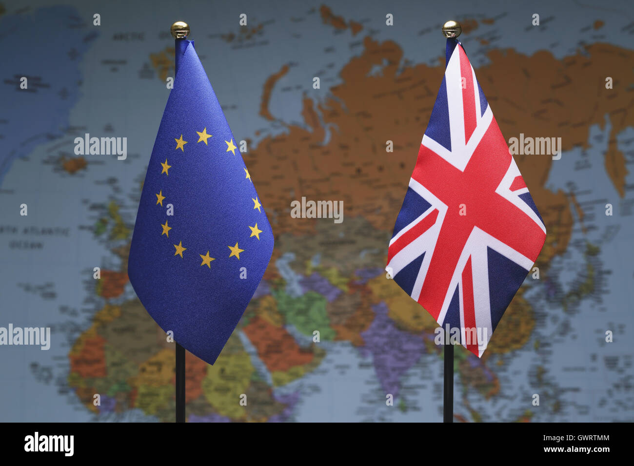 UK and EU flags Stock Photo - Alamy
