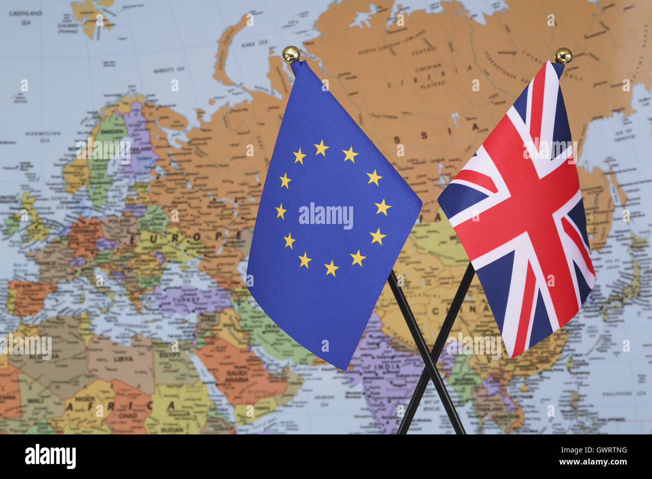 UK and EU flags Stock Photo - Alamy