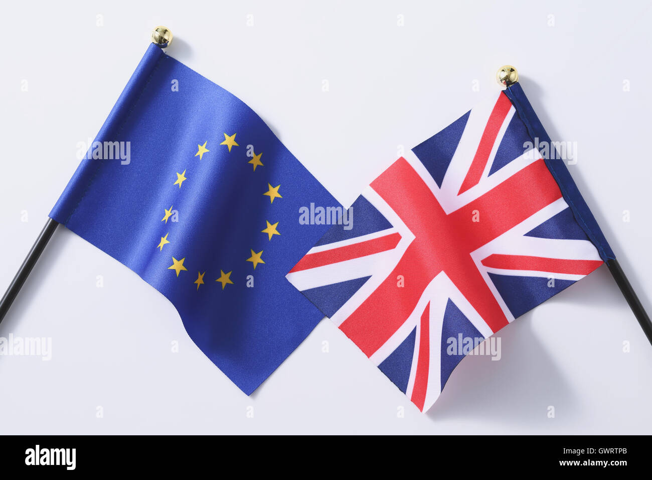 UK and EU flags Stock Photo - Alamy