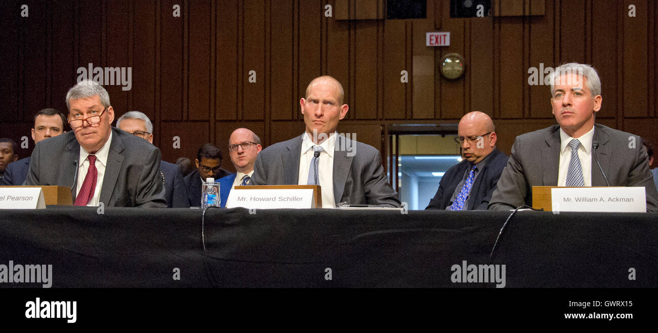 From left to right: J. Michael Pearson, Chief Executive Officer ...