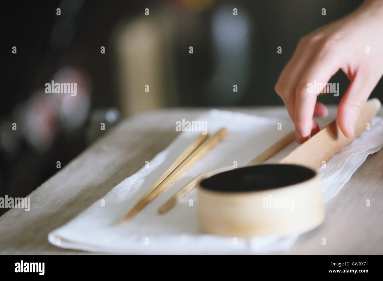 Tools for creating Japanese confectionery Stock Photo - Alamy
