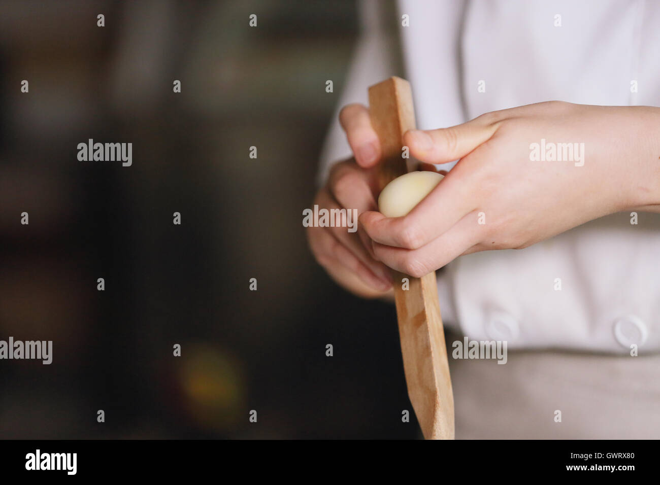 Pastry chef creating Japanese confectionery Stock Photo - Alamy