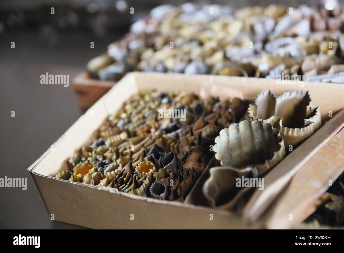 Tools for creating Japanese confectionery Stock Photo - Alamy