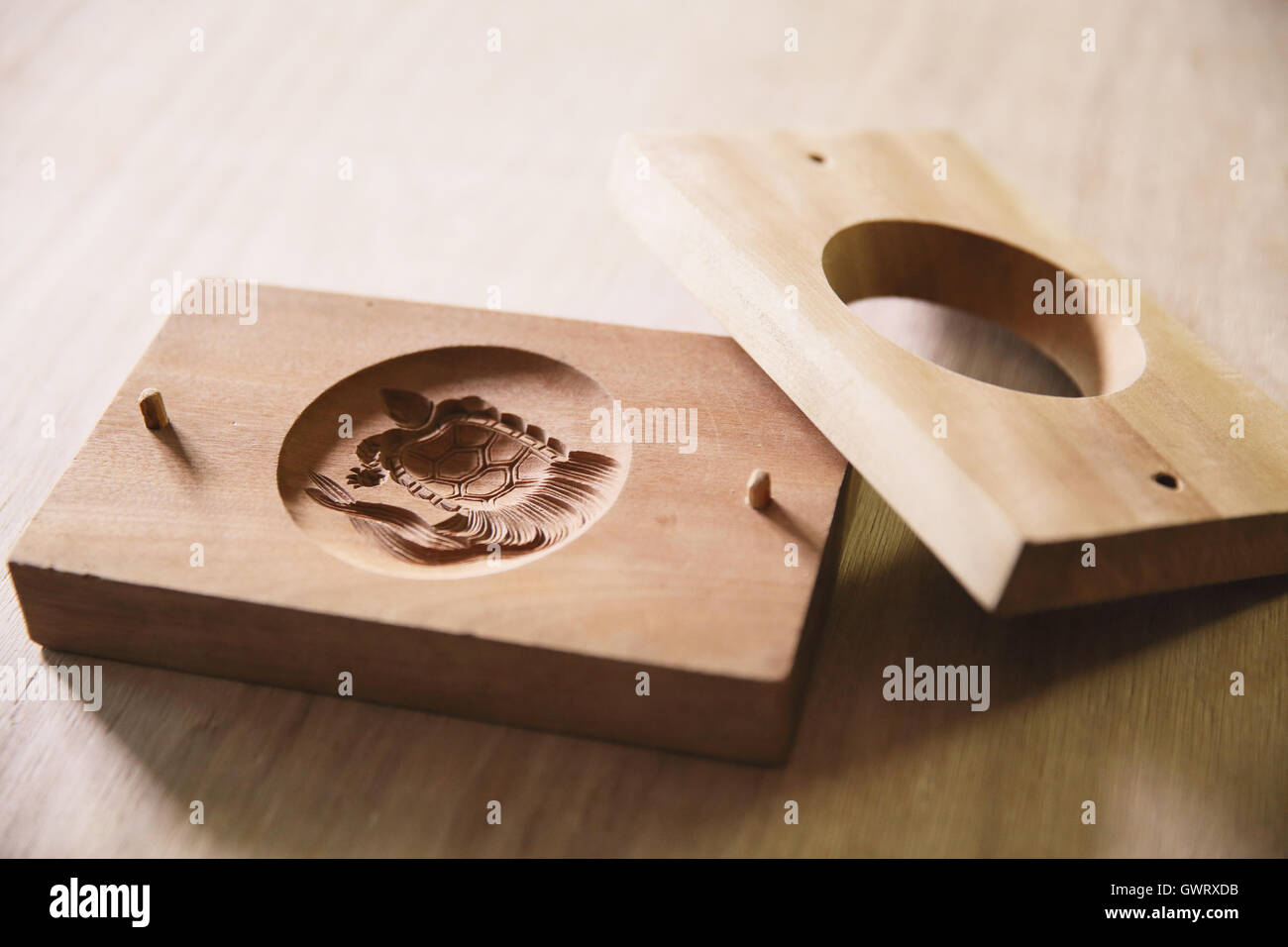 Tools for creating Japanese confectionery Stock Photo - Alamy