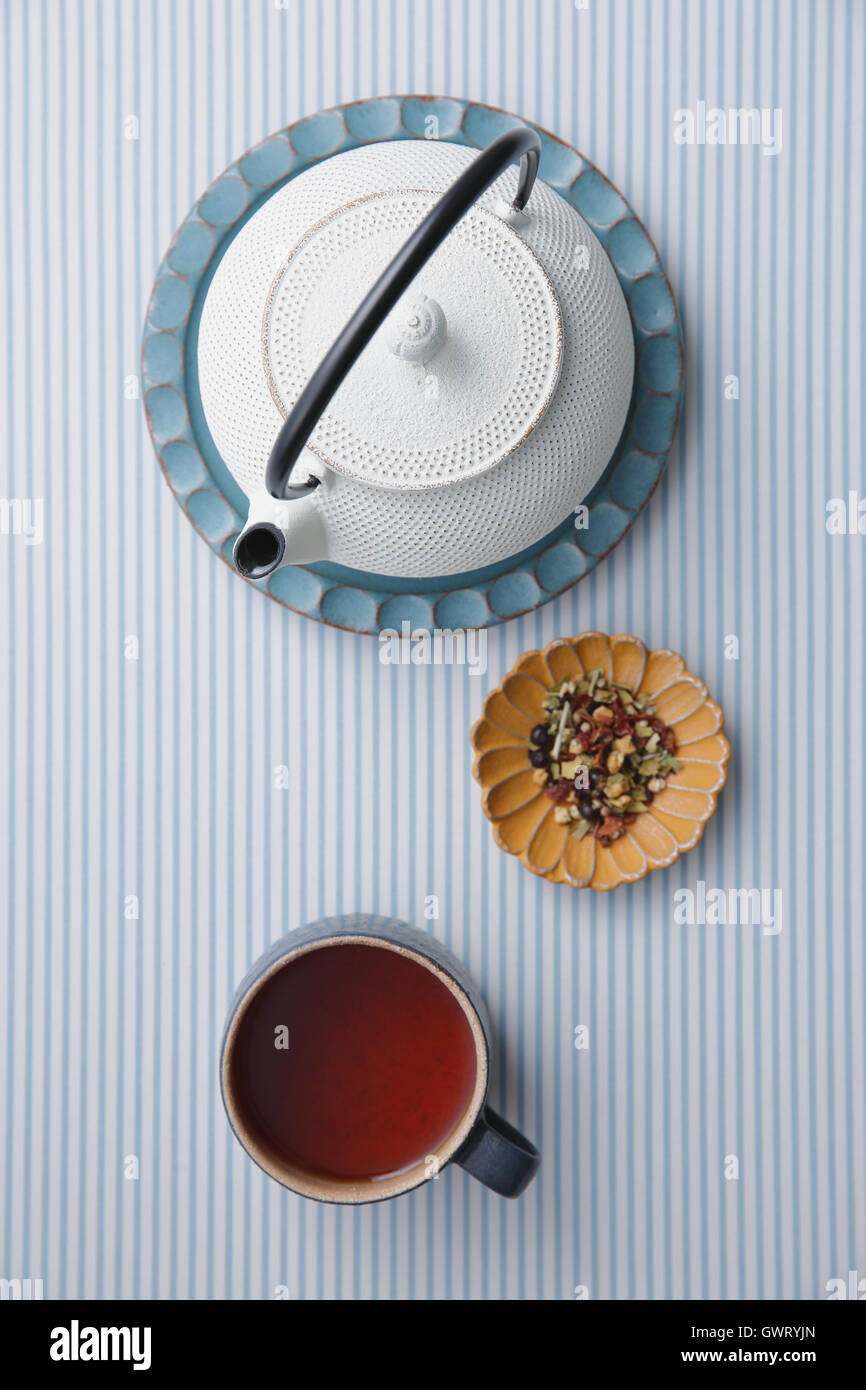 Tea herbal kettle product hi-res stock photography and images - Alamy