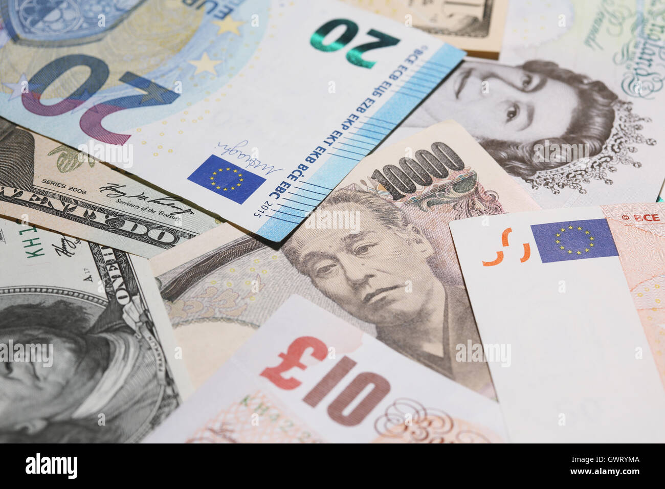 Money of the world Stock Photo - Alamy