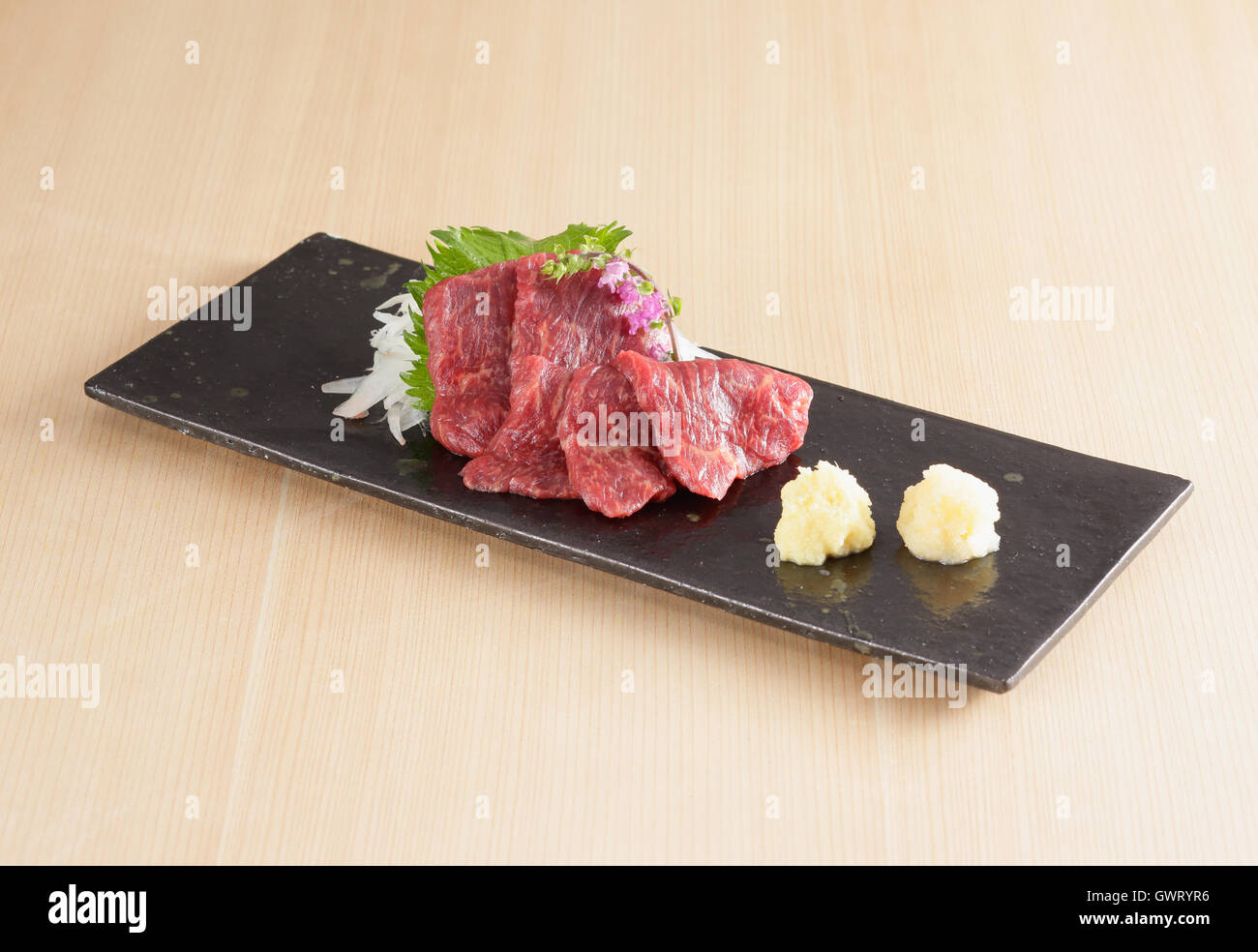 Raw Horse Meat Stock Photo - Alamy
