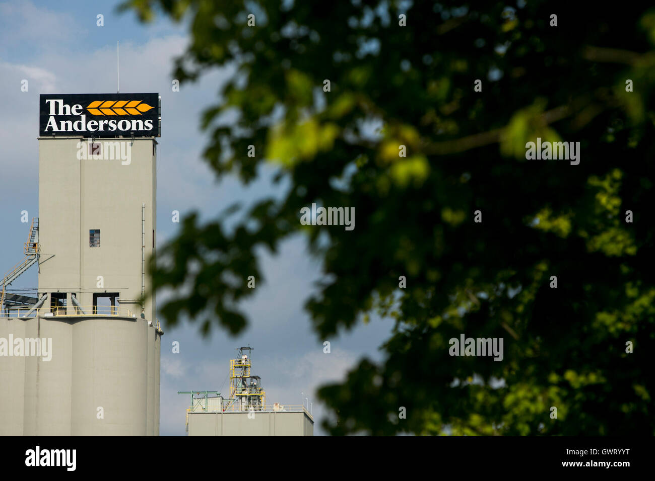 A logo sign outside of a facility occupied by The Andersons, Inc., in ...