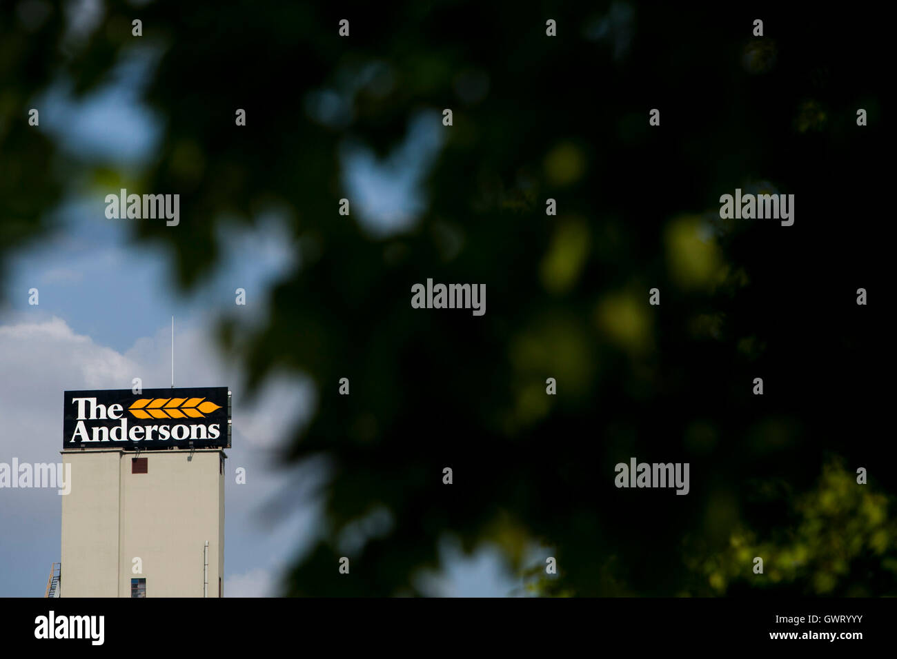 A logo sign outside of a facility occupied by The Andersons, Inc., in ...