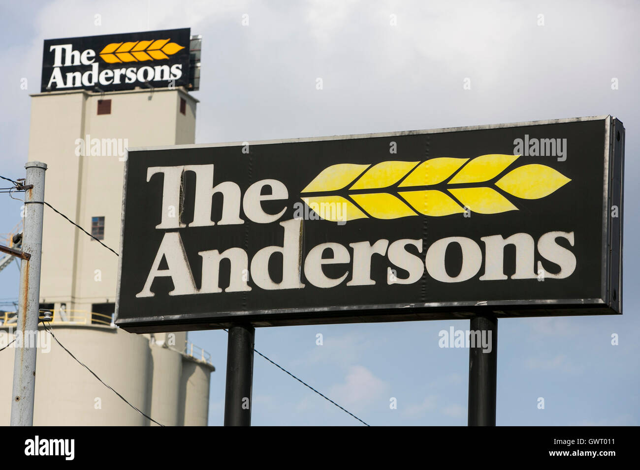 A logo sign outside of a facility occupied by The Andersons, Inc., in ...
